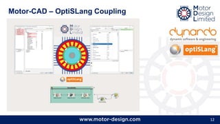 Motor-Cad links to ANSYS & Dynardo | PPTX