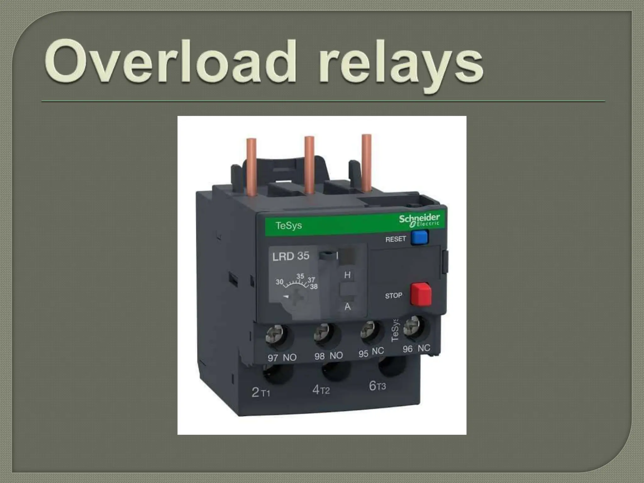 Motor Control Circuit And Componets 2 Pptx