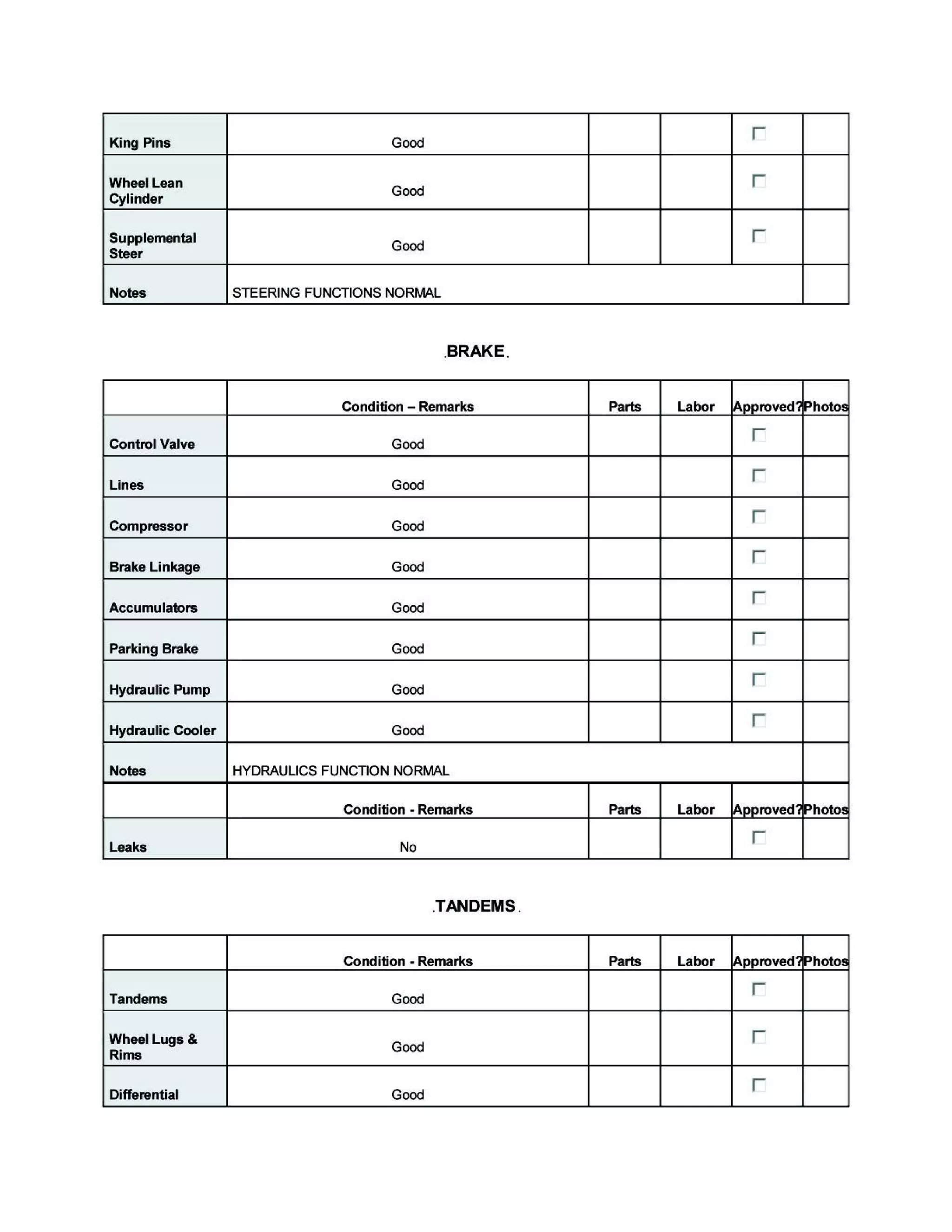 MOTOR GRADER 140HNA 2ZK06543 INSPECTION REPORT | PDF