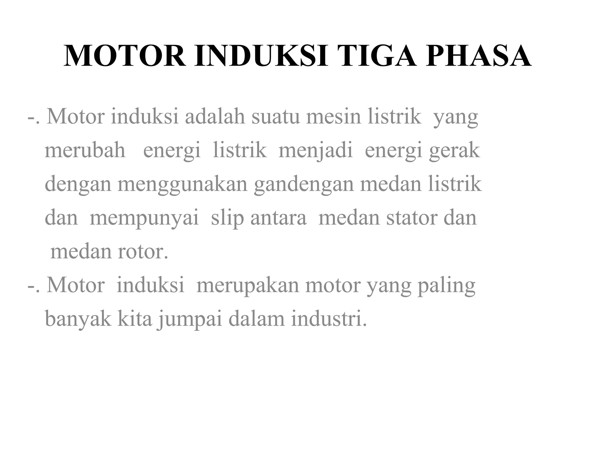 Motor induksi | PPT