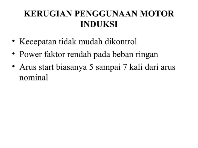 Motor induksi | PPT