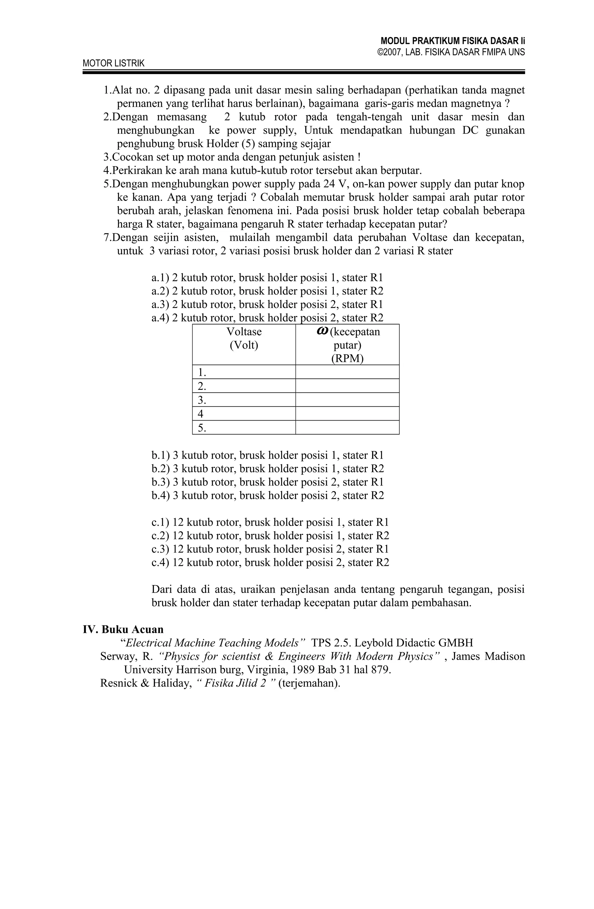 Motor listrik | DOC