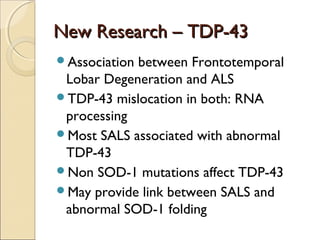 Motor neurone disease pathogenesis and therapeutic potential | PPT ...