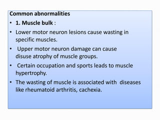 MOTOR SYSTEM , ASSESSING HEALTH ASSESSMENT | PDF | Death, Injury, or ...