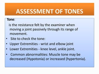 MOTOR SYSTEM , ASSESSING HEALTH ASSESSMENT | PDF | Death, Injury, or ...