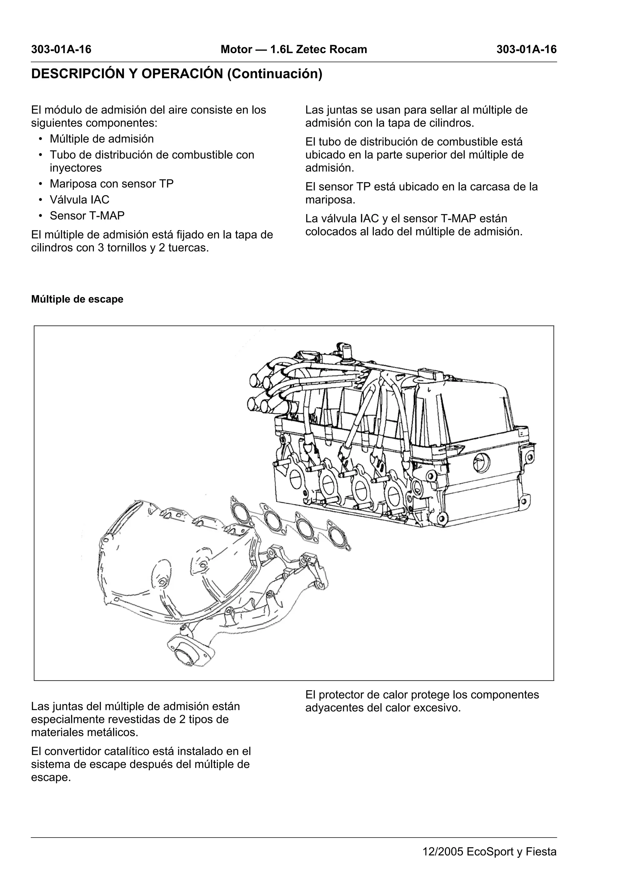 Motor+1.6 l+zetec+rocam | PDF