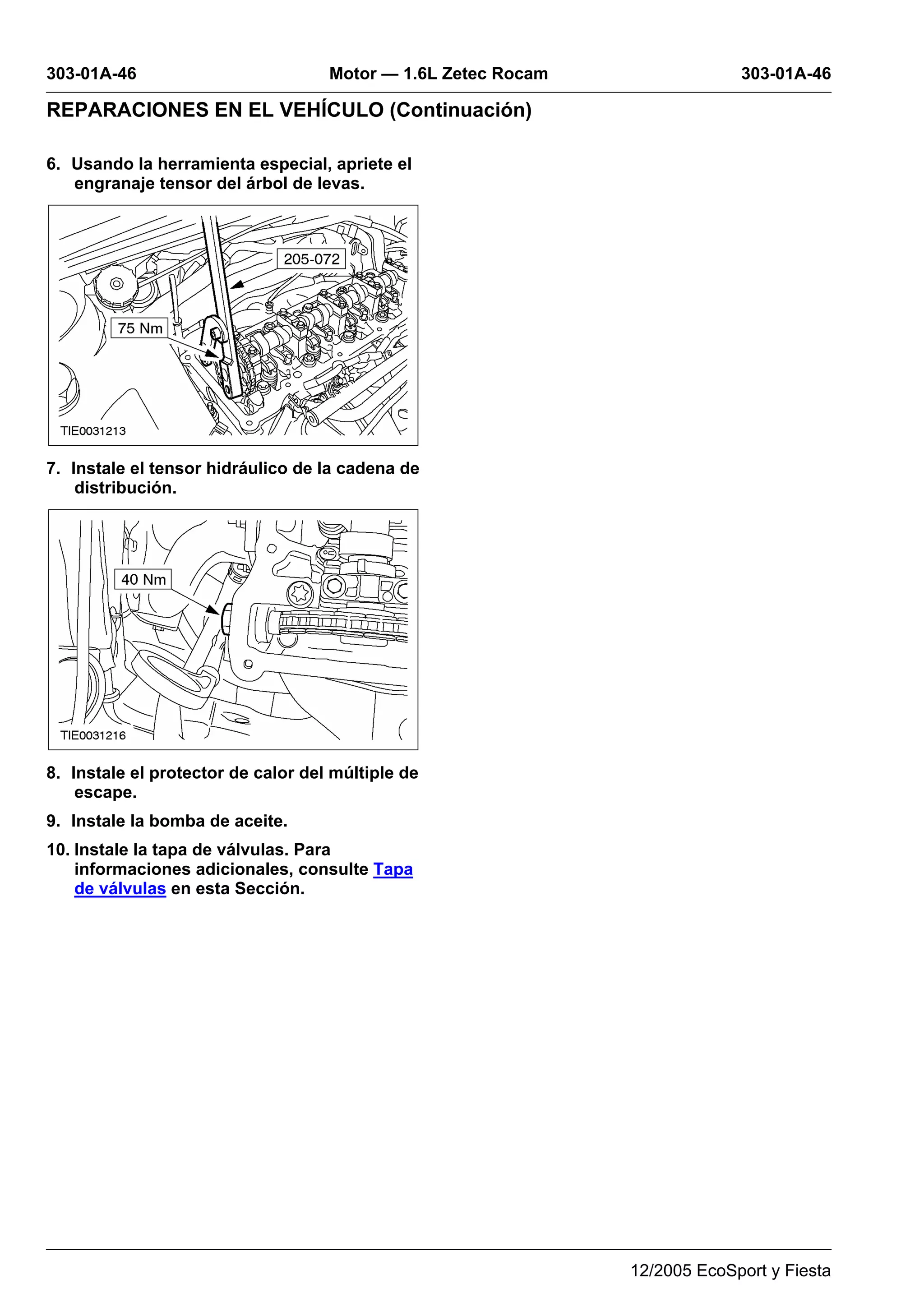 Motor+1.6 l+zetec+rocam | PDF