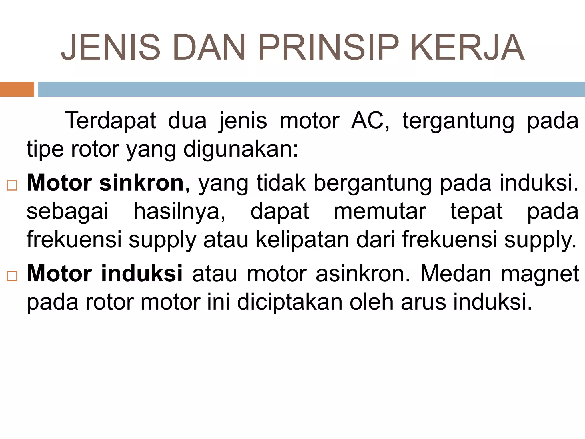 Motor ac | PPTX