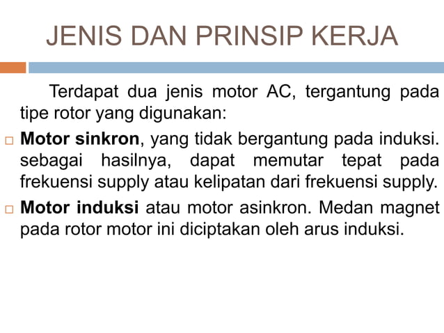 Motor ac | PPTX
