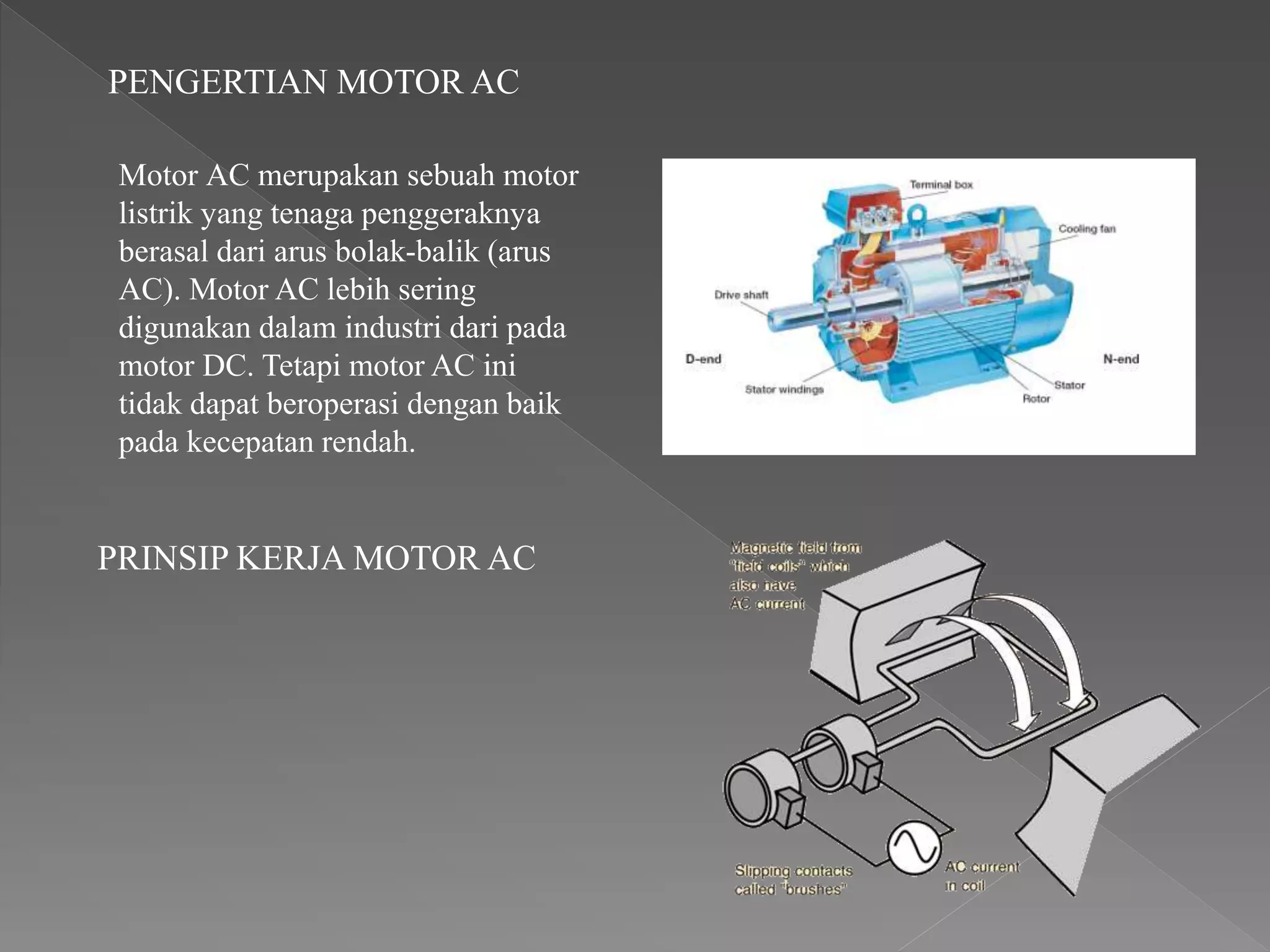 MOTOR LISTRIK AC PARALEL | PPTX