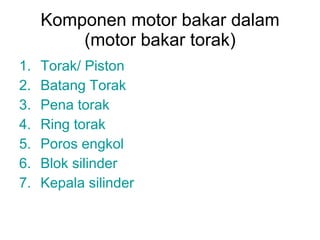 Motor bakar1 | PPT