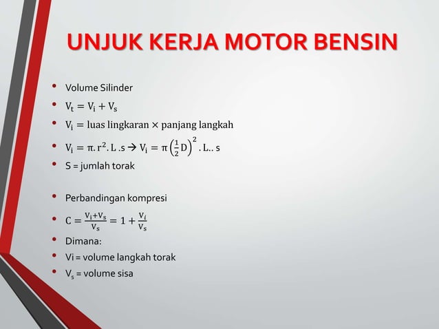 Mesin Konversi Energi - Motor Bensin | PPTX