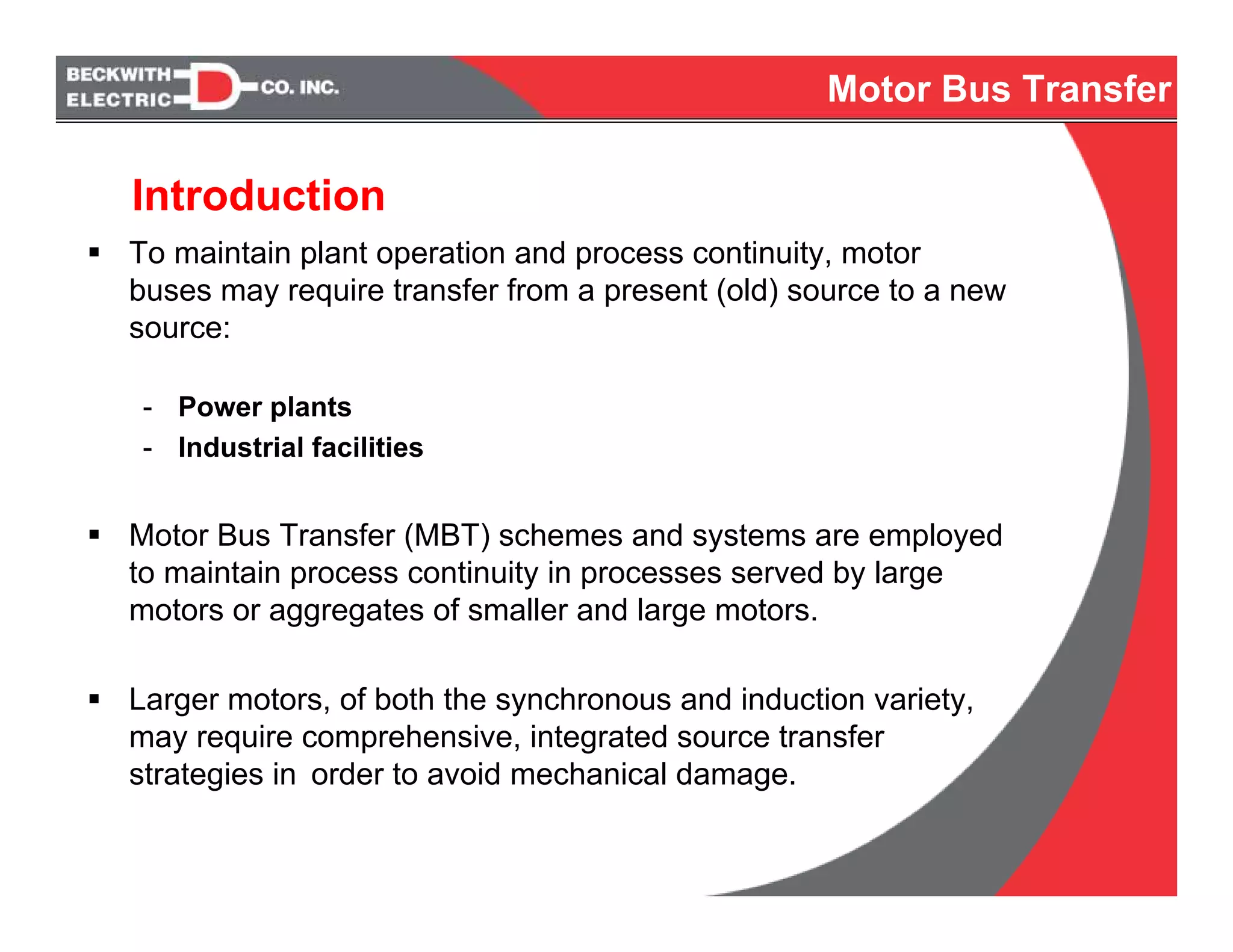 Motor bus transfer | PDF