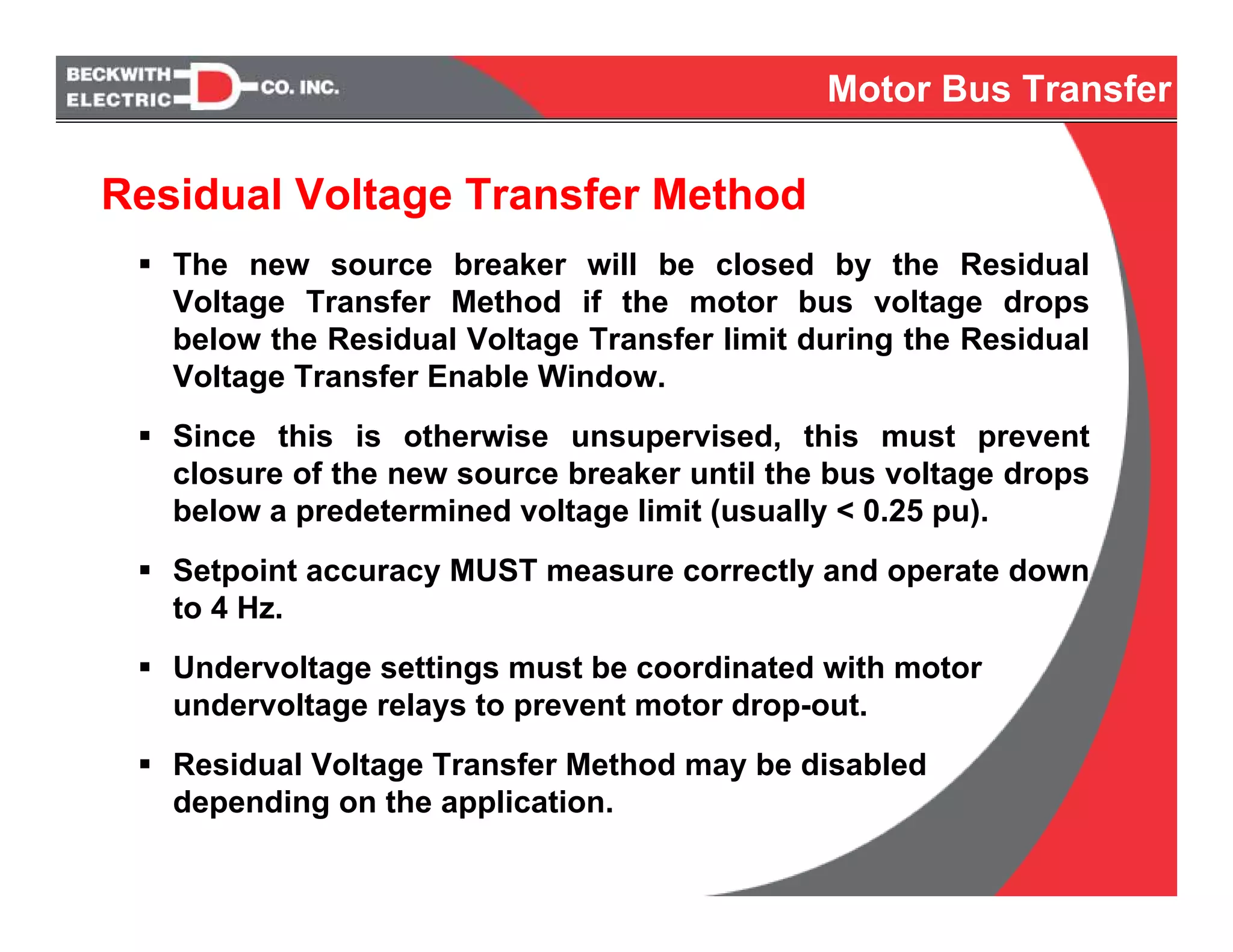 Motor bus transfer | PDF