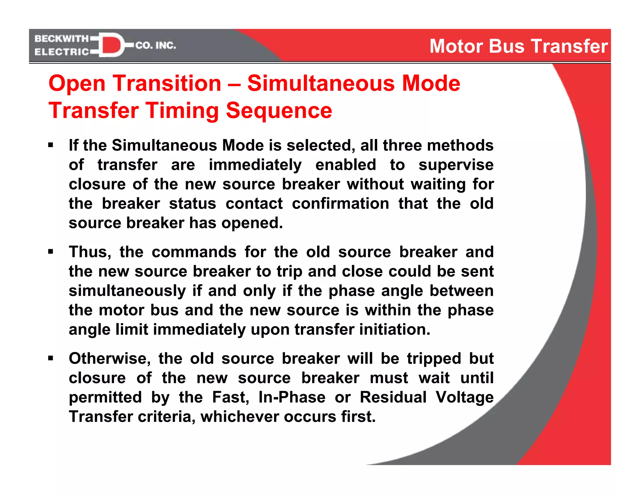 Motor bus transfer | PDF