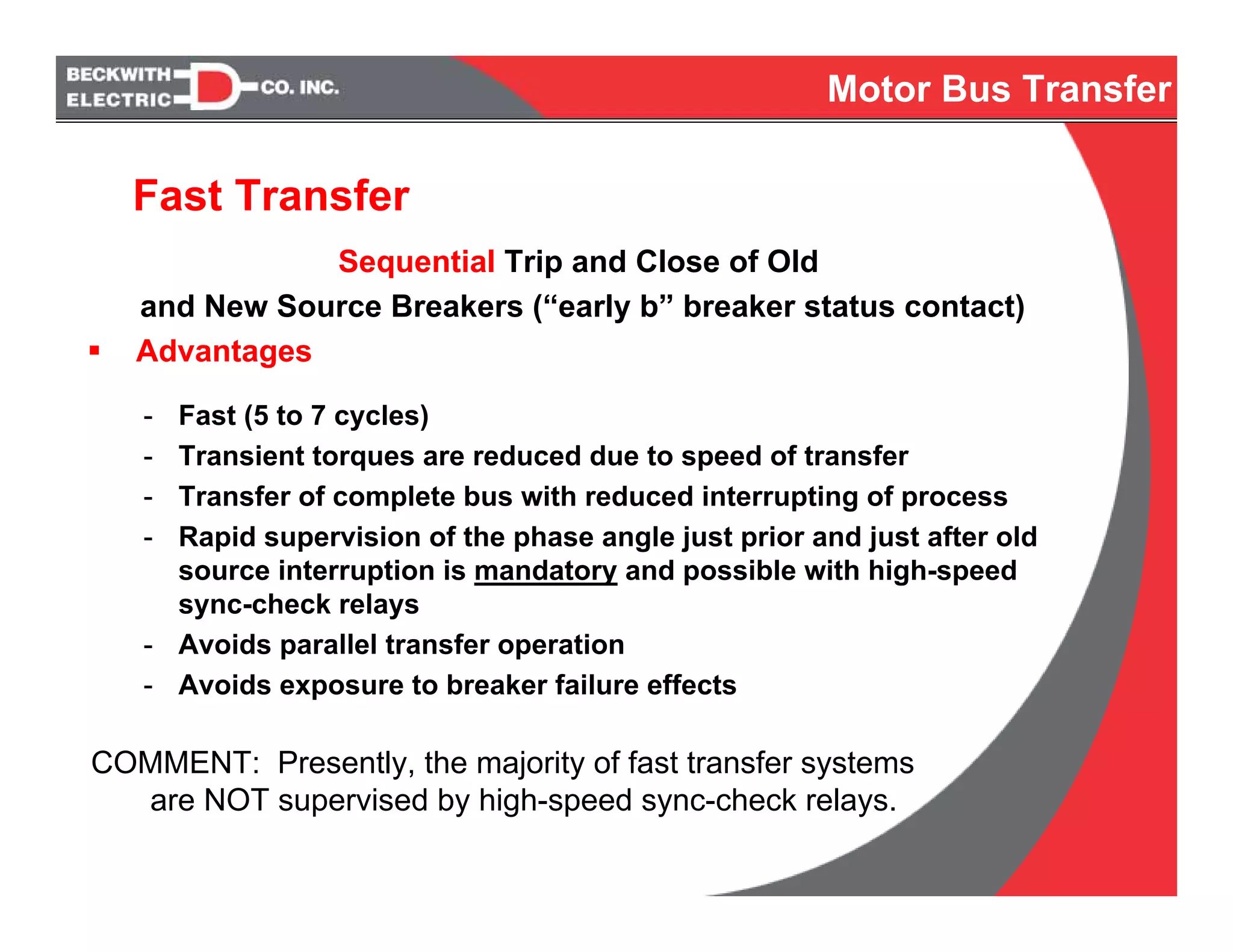 Motor bus transfer | PDF
