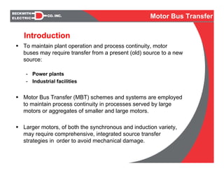 Motor bus transfer | PDF