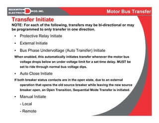 Motor bus transfer | PDF