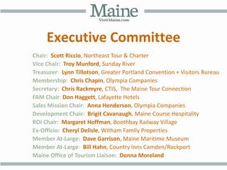 Maine Motorcoach Network | PPT