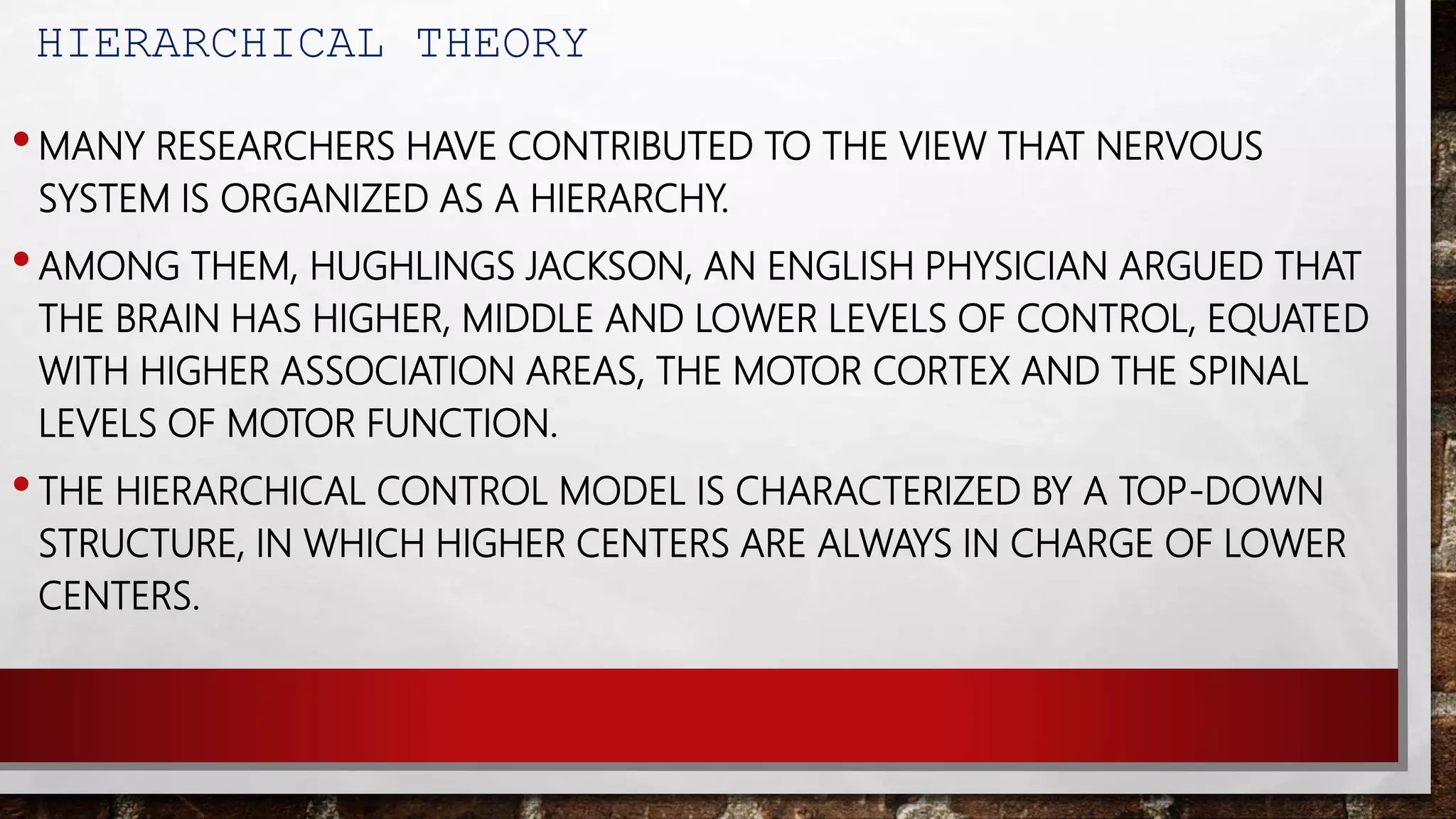 Motor control | PPTX