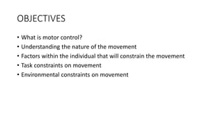 Motor Control | PPTX