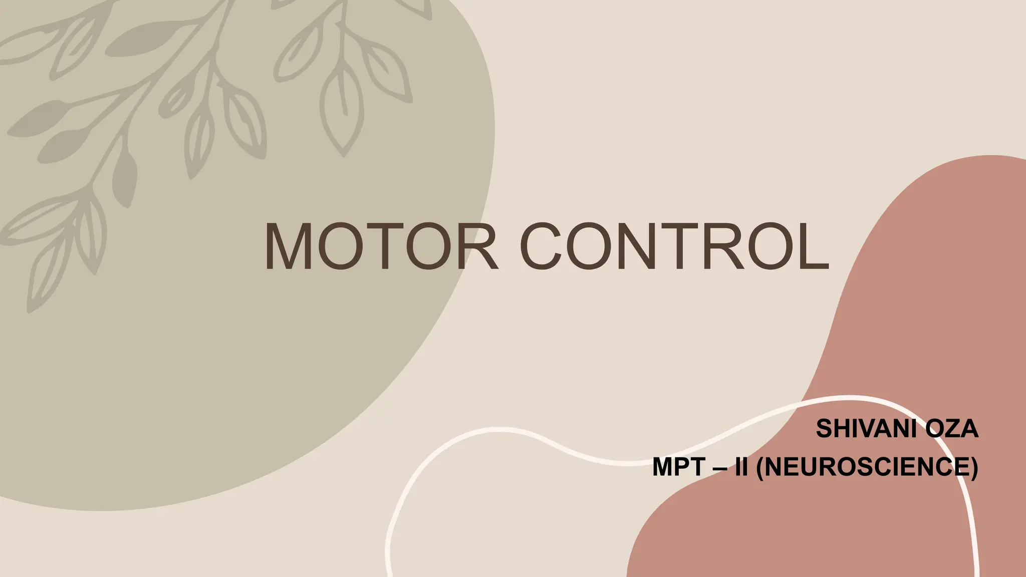Motor Control and Learning Theories.pptx