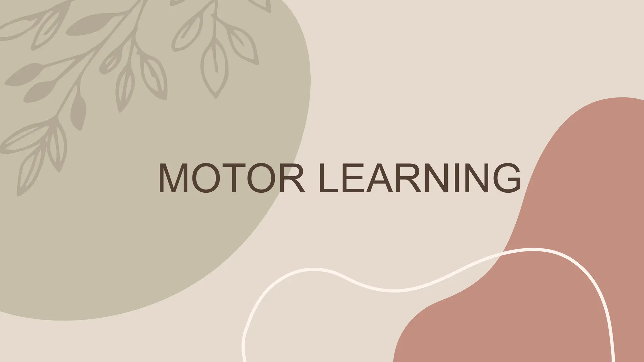 Motor Control and Learning Theories.pptx