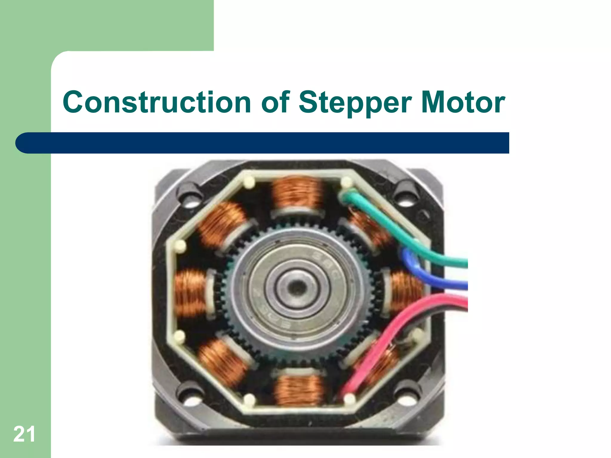 Motor Control Relay, Pwm, DC and Stepper Motors | PPT