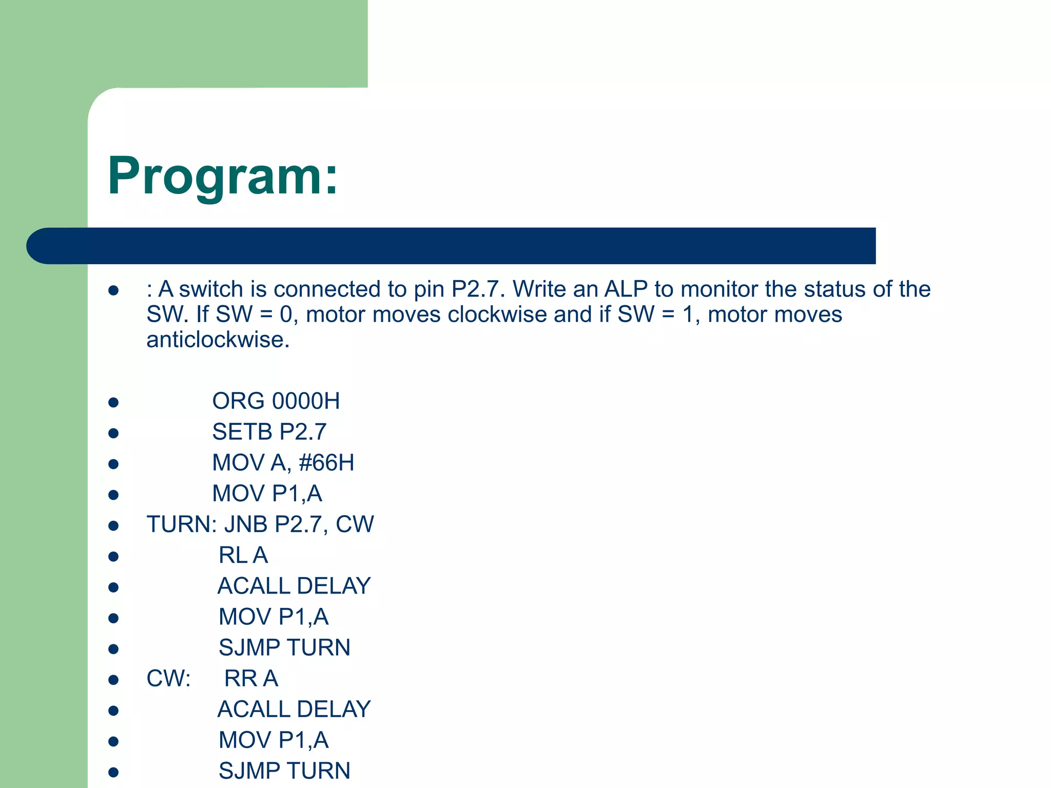 Motor Control Relay, Pwm, DC and Stepper Motors | PPT