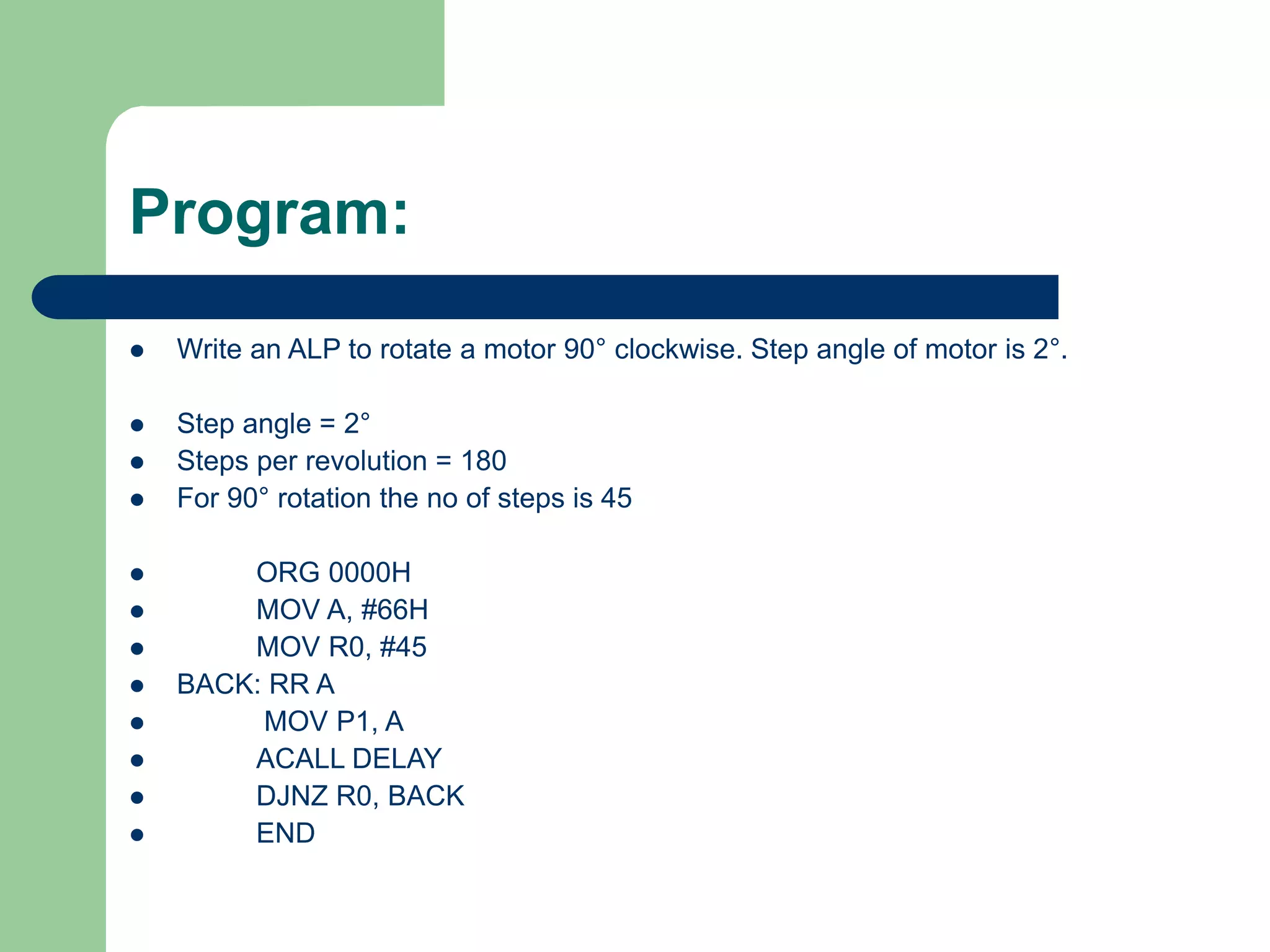 Motor Control Relay, Pwm, DC and Stepper Motors | PPT