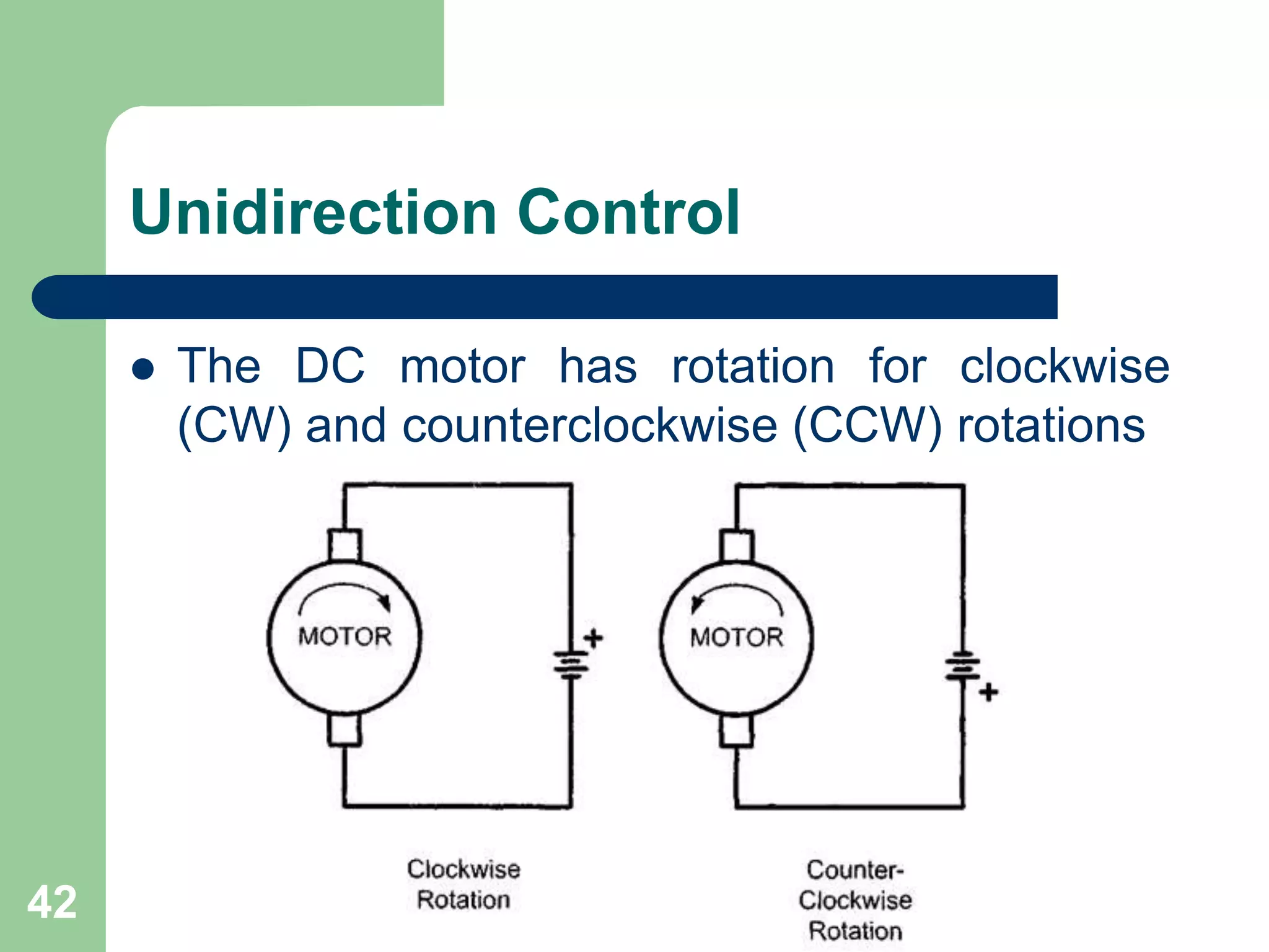 Motor Control Relay, Pwm, DC and Stepper Motors | PPT