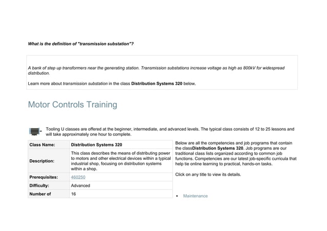 Motor Controls Training and developments | PPT