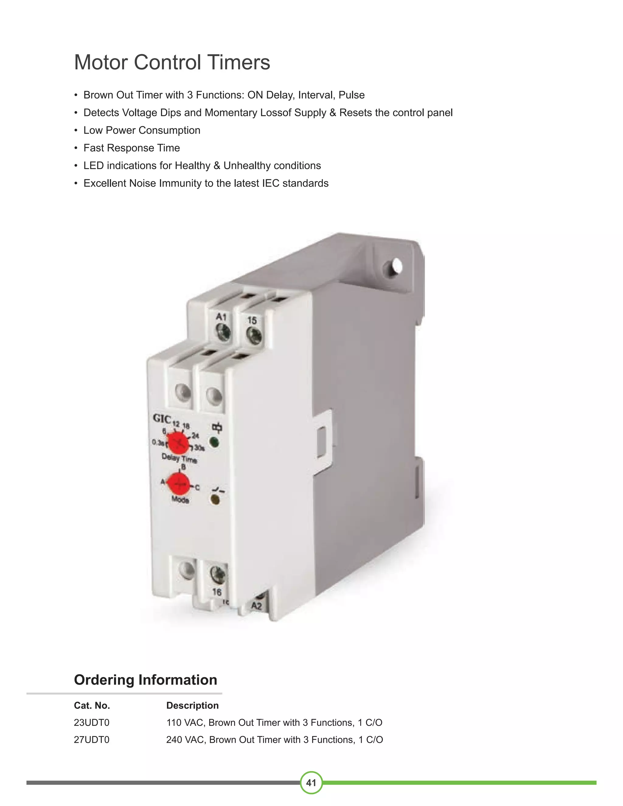 Motor control timers | PDF
