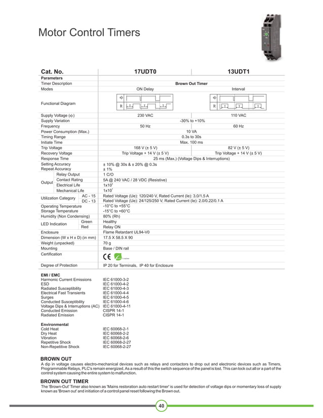 Motor control timers | PDF
