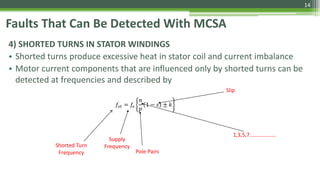 Motor Current Signature Analysis | PPTX