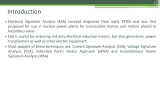 Motor Current Signature Analysis | PPTX