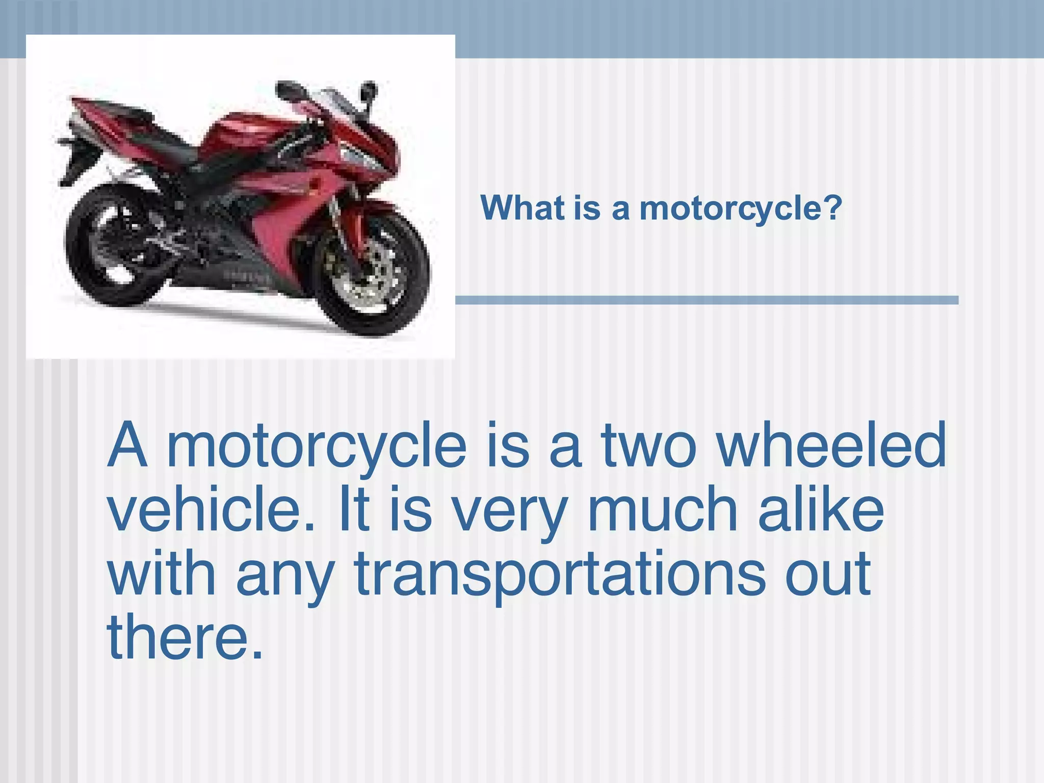 Motorcycle | PPT