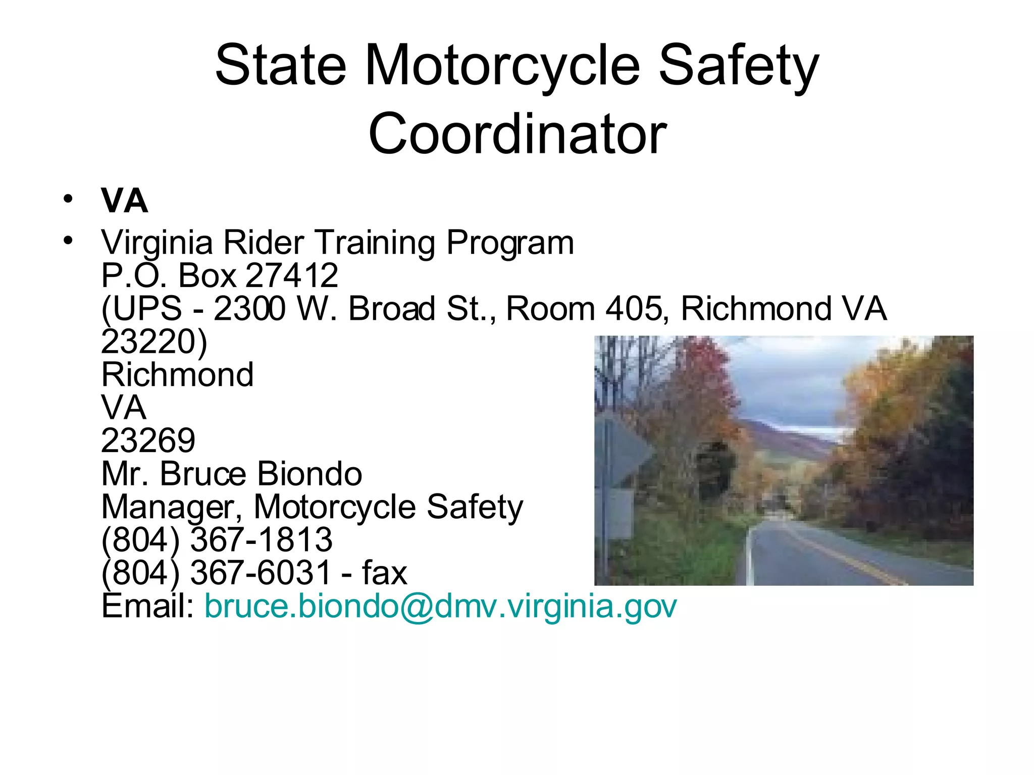 Motorcycle Safety Foundation Powerpoint | PPT