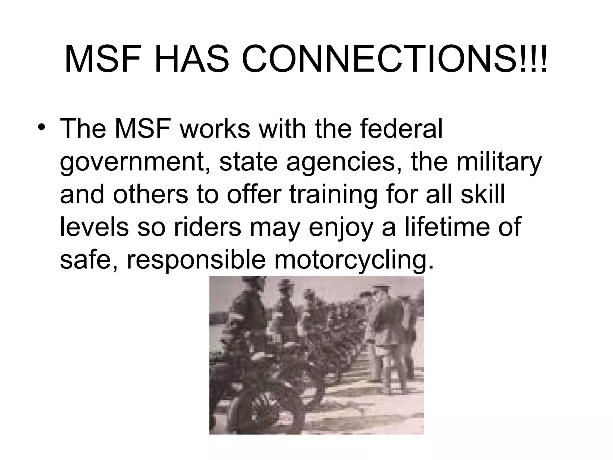Motorcycle Safety Foundation Powerpoint | PPT