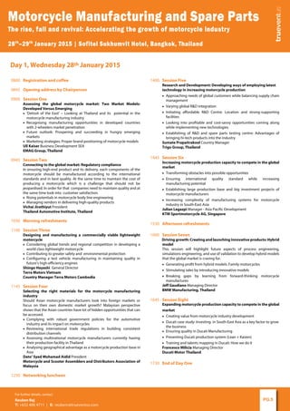 Motorcycle Manufacturing and Spare Parts 2015 | PDF