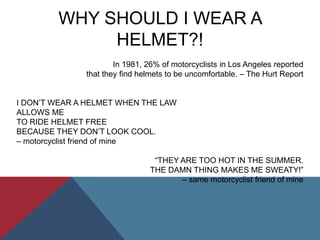LEDOUX_PAUL_Motorcycle safety helmets | PPTX