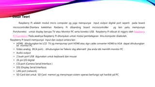 Rancang Bangun Motor DC conveyor menggunakan Mikroprosesor raspberry PI ...