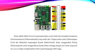 Rancang Bangun Motor DC conveyor menggunakan Mikroprosesor raspberry PI ...