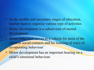 Motor developmrent | PPT