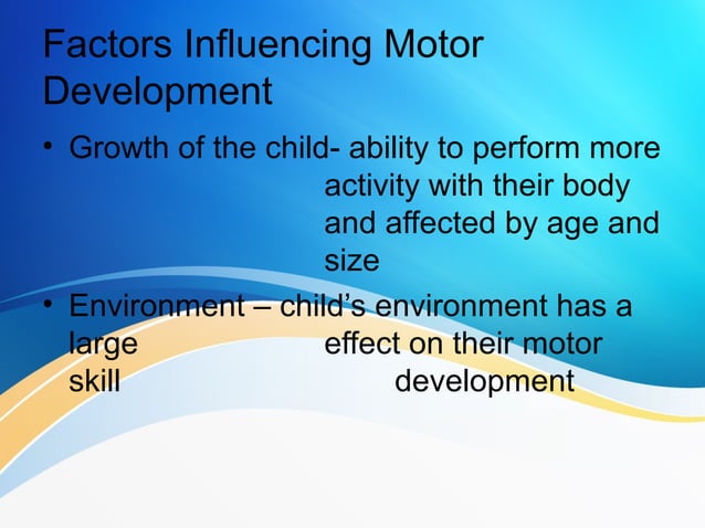 Motor developmrent | PPT