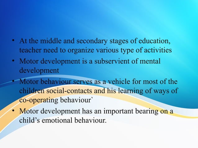 Motor developmrent | PPT