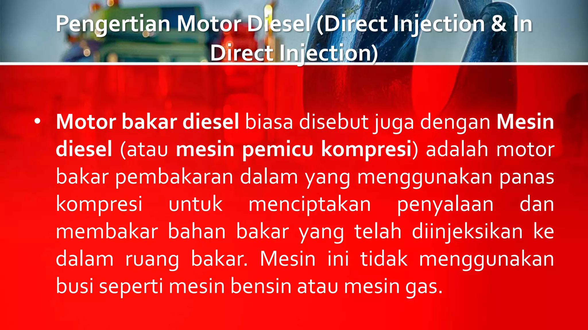 Motor diesel | PPTX