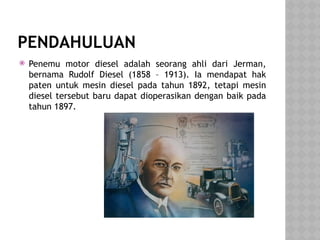 MotorDiesel4Langkah yang sering digunakan diatas kapal | PPT
