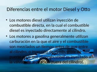 Motor_diesel, propiedades y sus caracteristicas | PPTX
