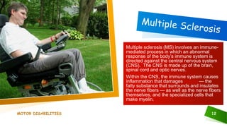 Motor disabilities | PPTX